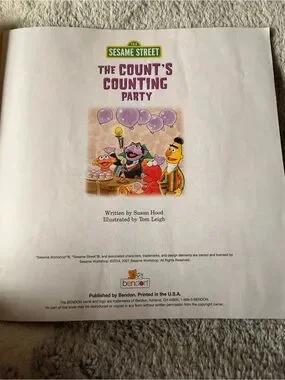 Sesame Street | Toys | Vtg Sesame Street The Counts Counting Party ...